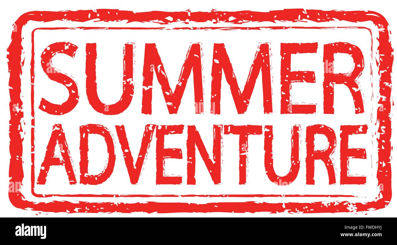 SUMMER ADVENTURE stamp text design Stock Vector Image & Art - Alamy