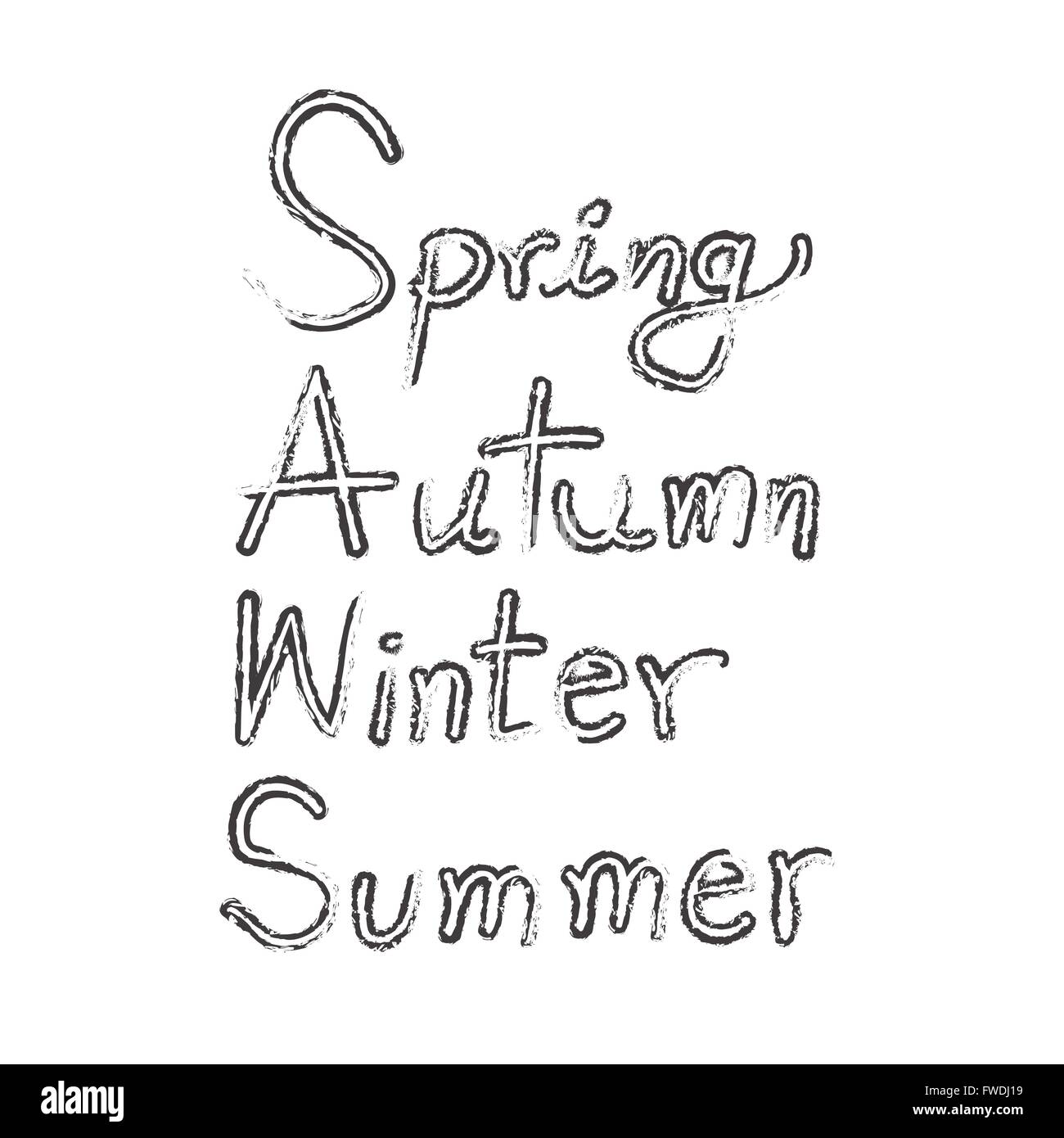 Fall monogram illustration hi-res stock photography and images - Alamy