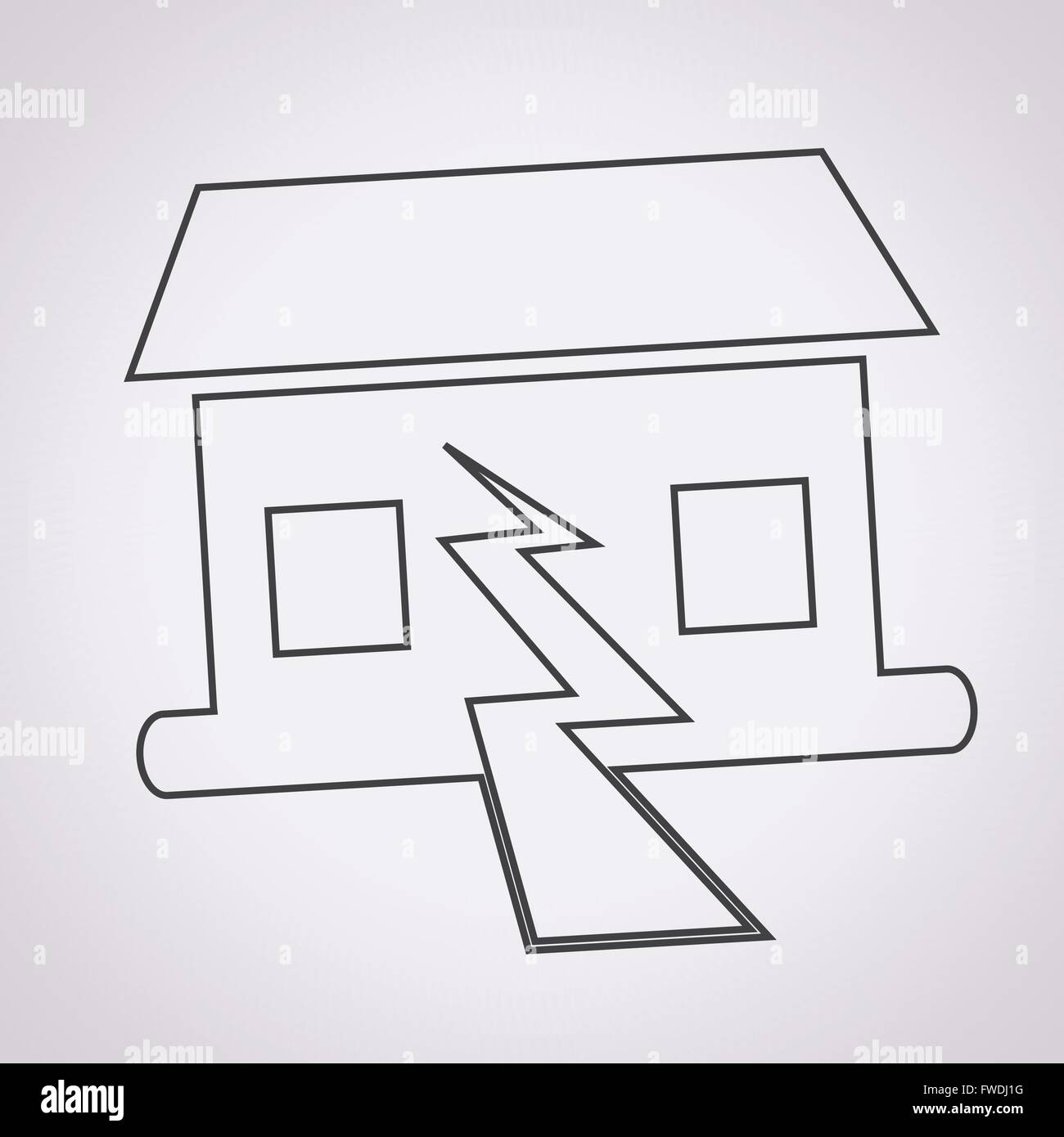 Earthquake Symbol icon Stock Vector Image & Art - Alamy