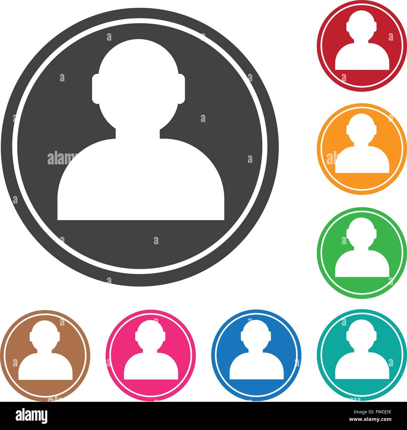 User icon , human resource and business person design Stock Vector ...