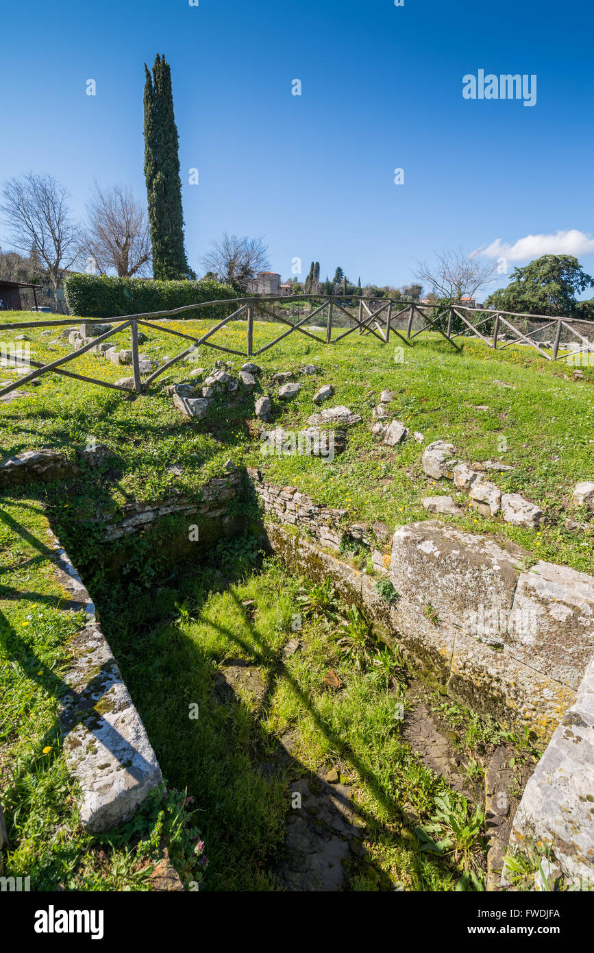 Etrurian ruins, Vetulonia, Tuscany, Italy, EU, Europe Stock Photo - Alamy