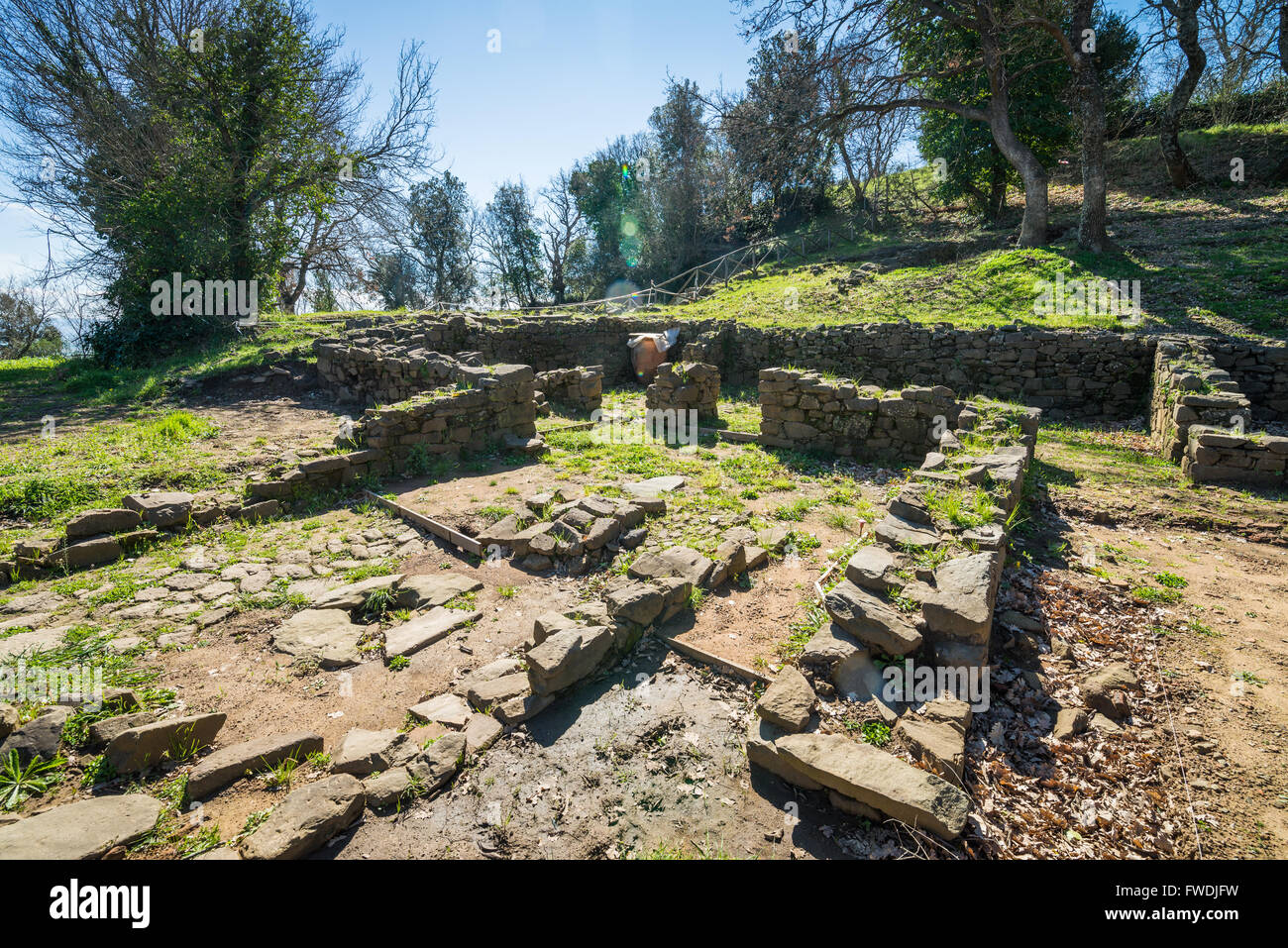 Etrurian ruins, Vetulonia, Tuscany, Italy, EU, Europe Stock Photo - Alamy