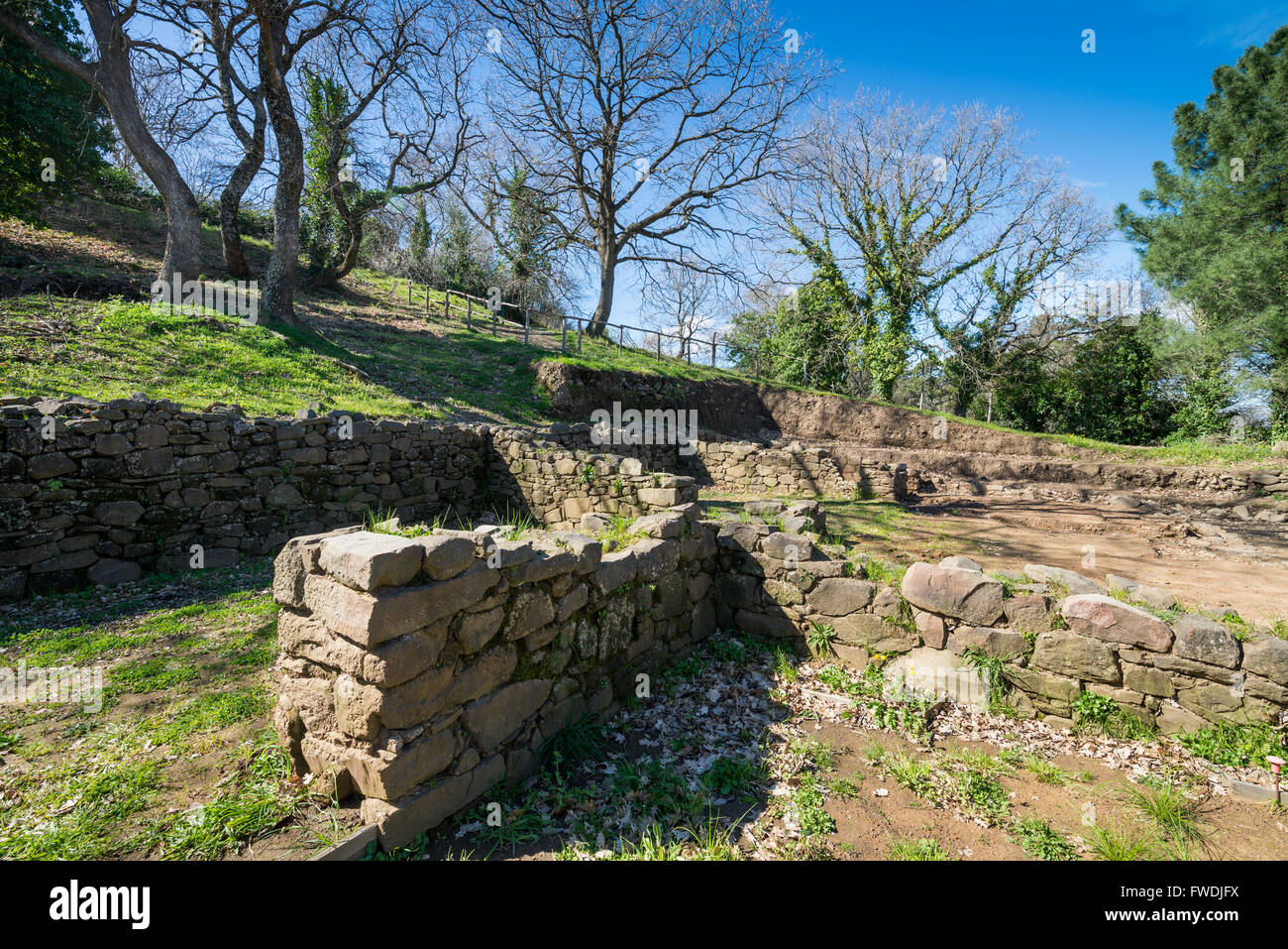 Etrurian ruins, Vetulonia, Tuscany, Italy, EU, Europe Stock Photo - Alamy