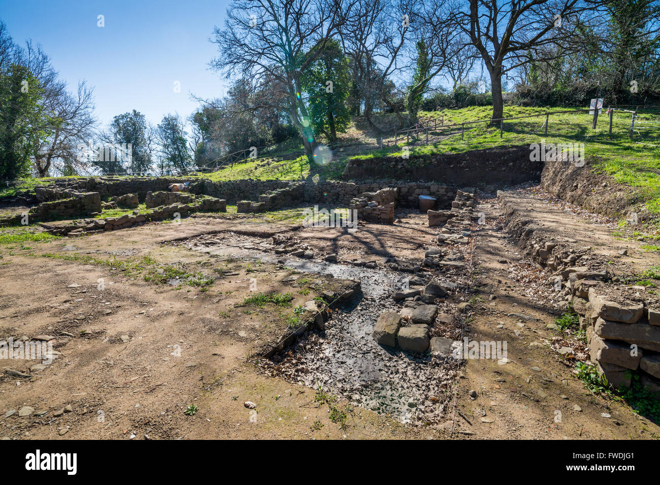 Etrurian ruins, Vetulonia, Tuscany, Italy, EU, Europe Stock Photo - Alamy