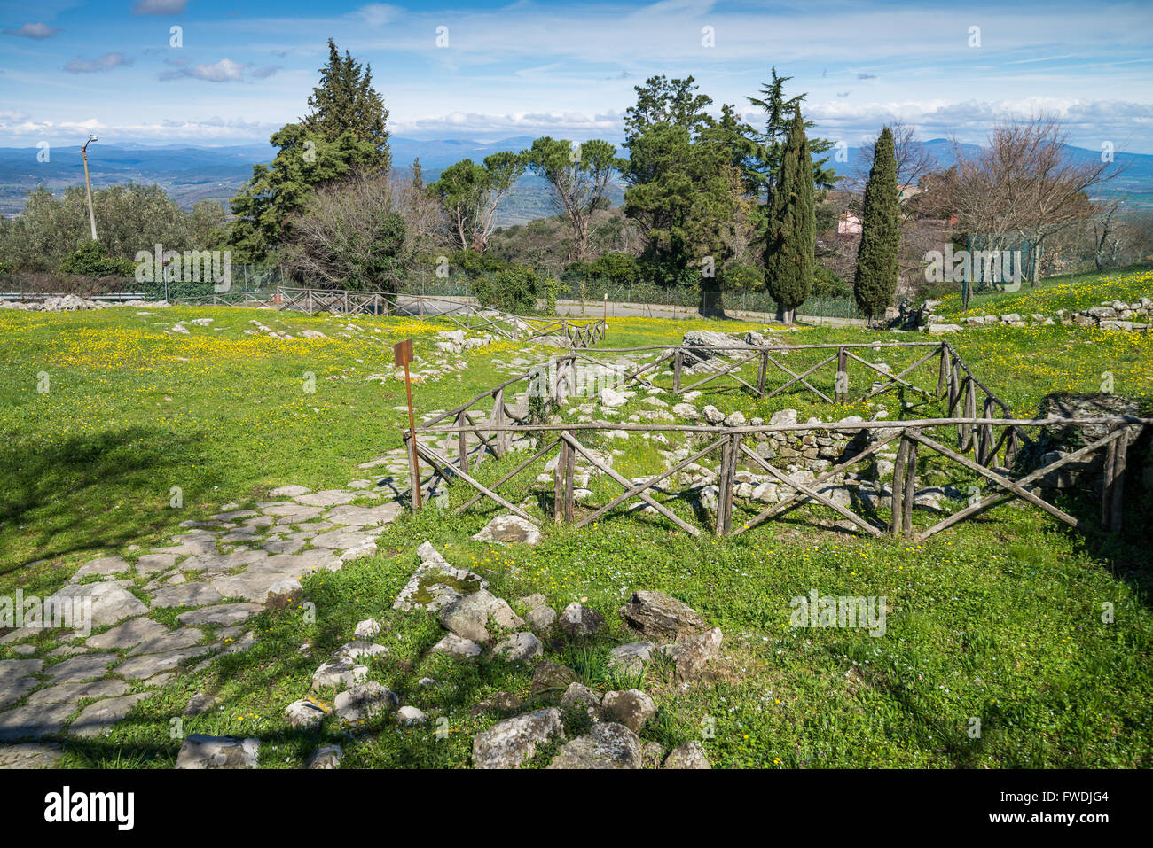 Etrurian ruins, Vetulonia, Tuscany, Italy, EU, Europe Stock Photo - Alamy
