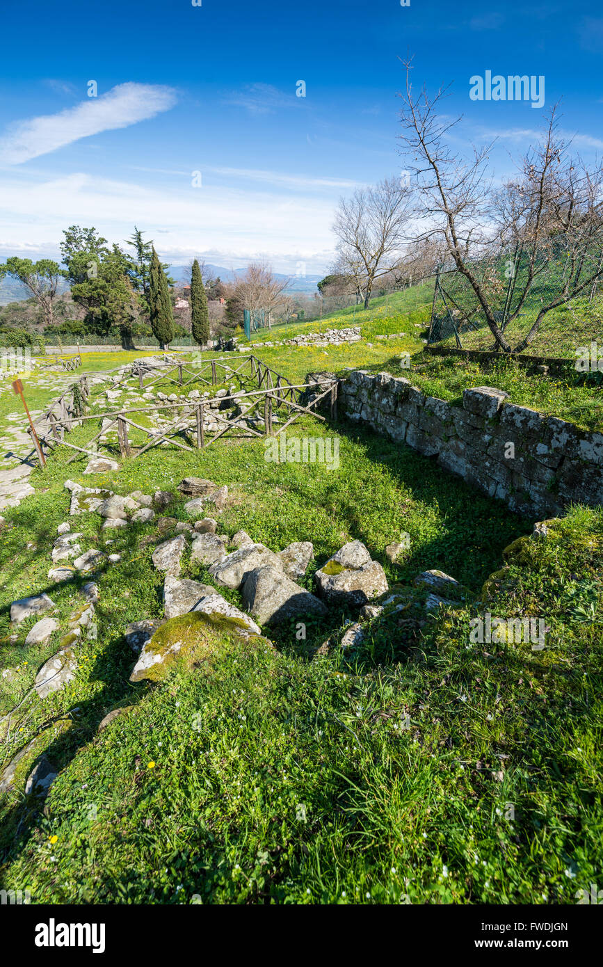 Etrurian ruins, Vetulonia, Tuscany, Italy, EU, Europe Stock Photo - Alamy