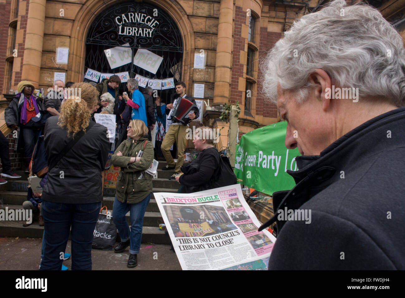 Newspaper headline protest hi-res stock photography and images - Alamy