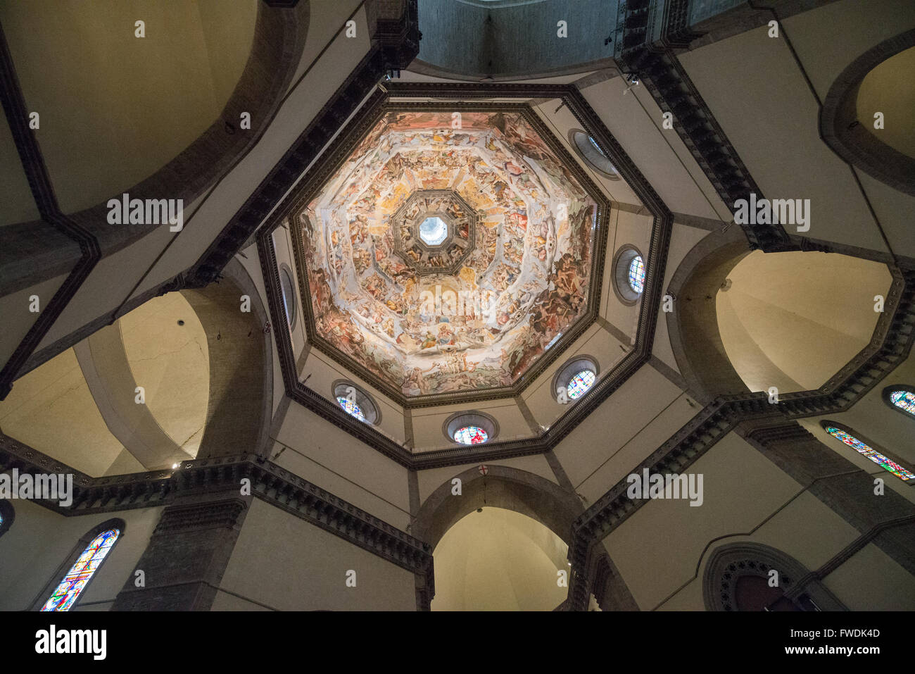 Interior of the Basilica di Santa Maria del Fiore (the Duomo), Florence ...