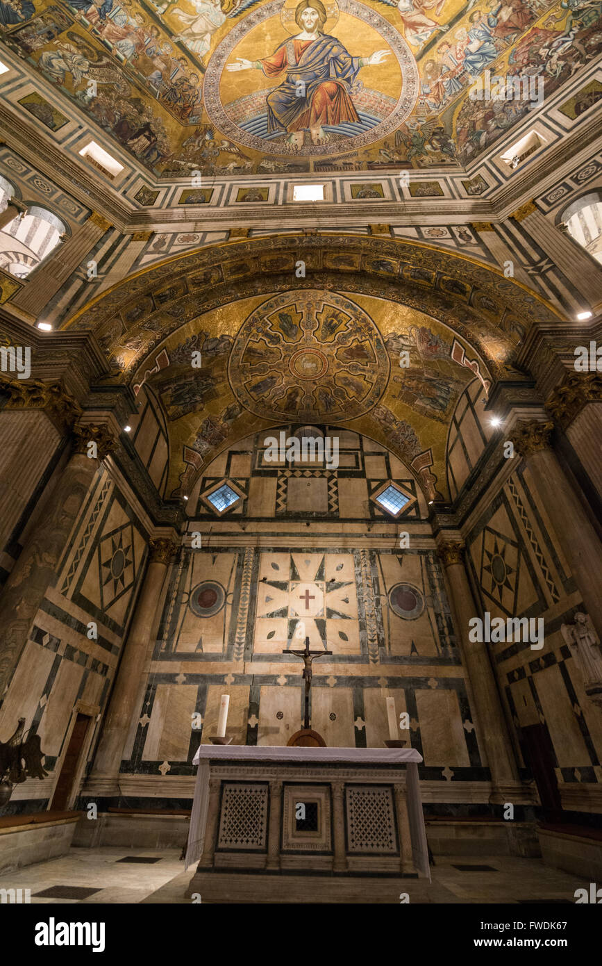 Baptistry interior florence hi-res stock photography and images - Alamy