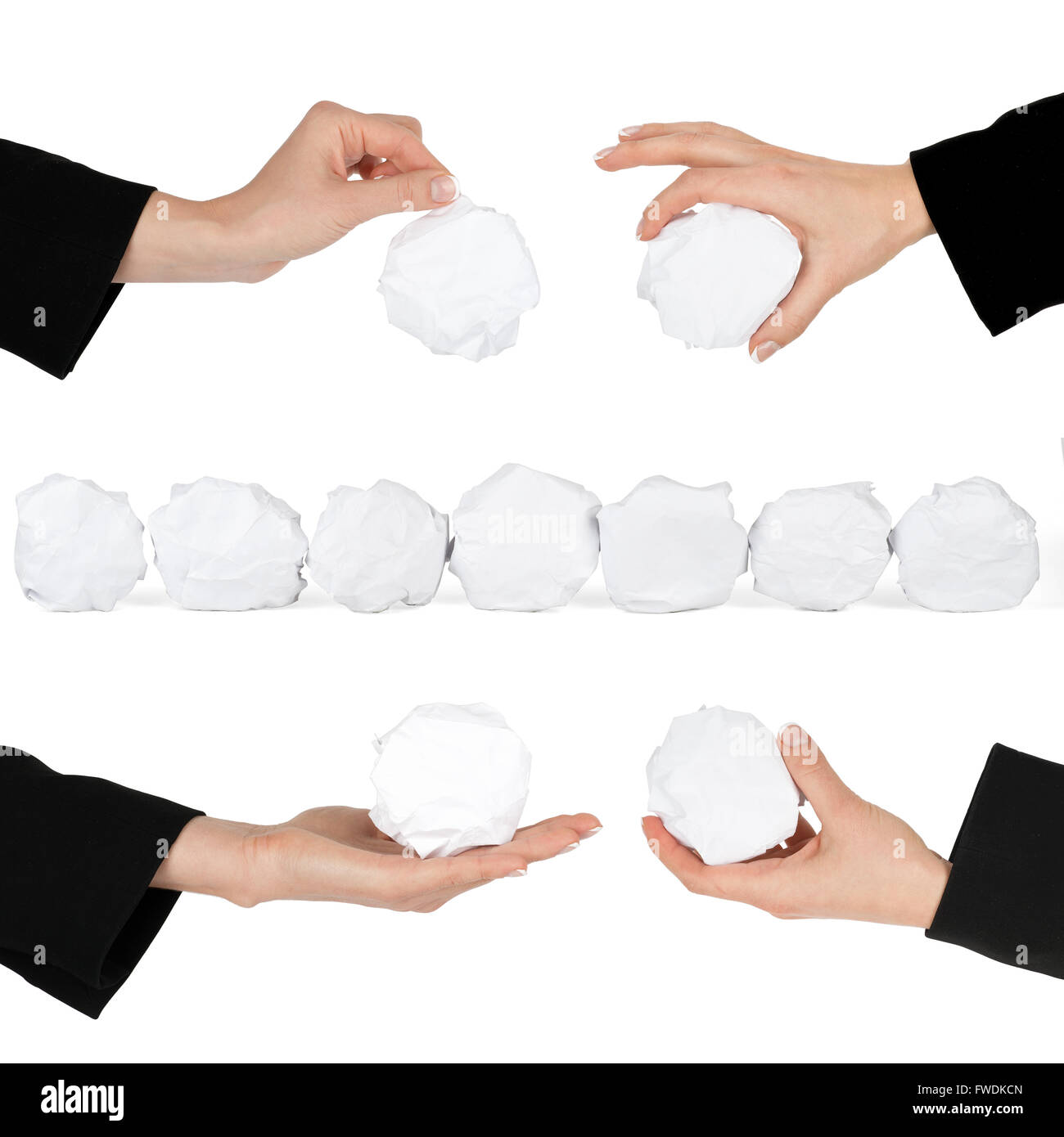 Set of human hands Stock Photo - Alamy