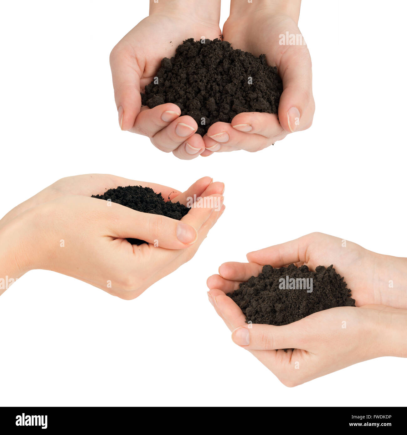 Set of human hands Stock Photo - Alamy