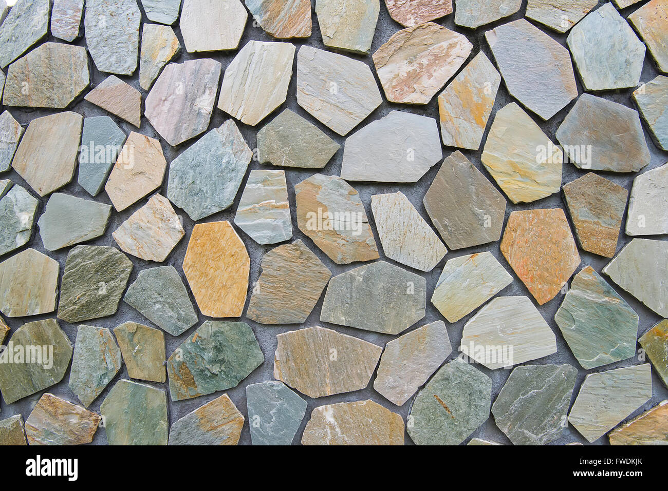 hand made rustic rock wall Stock Photo - Alamy
