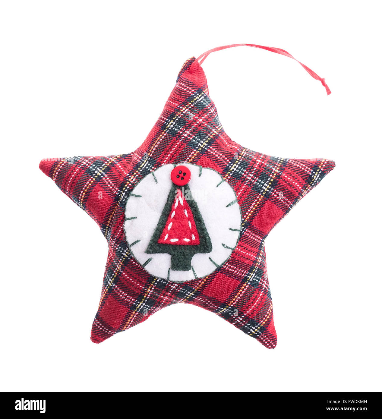 Christmas tree decoration handmade Cut Out Stock Images & Pictures - Alamy