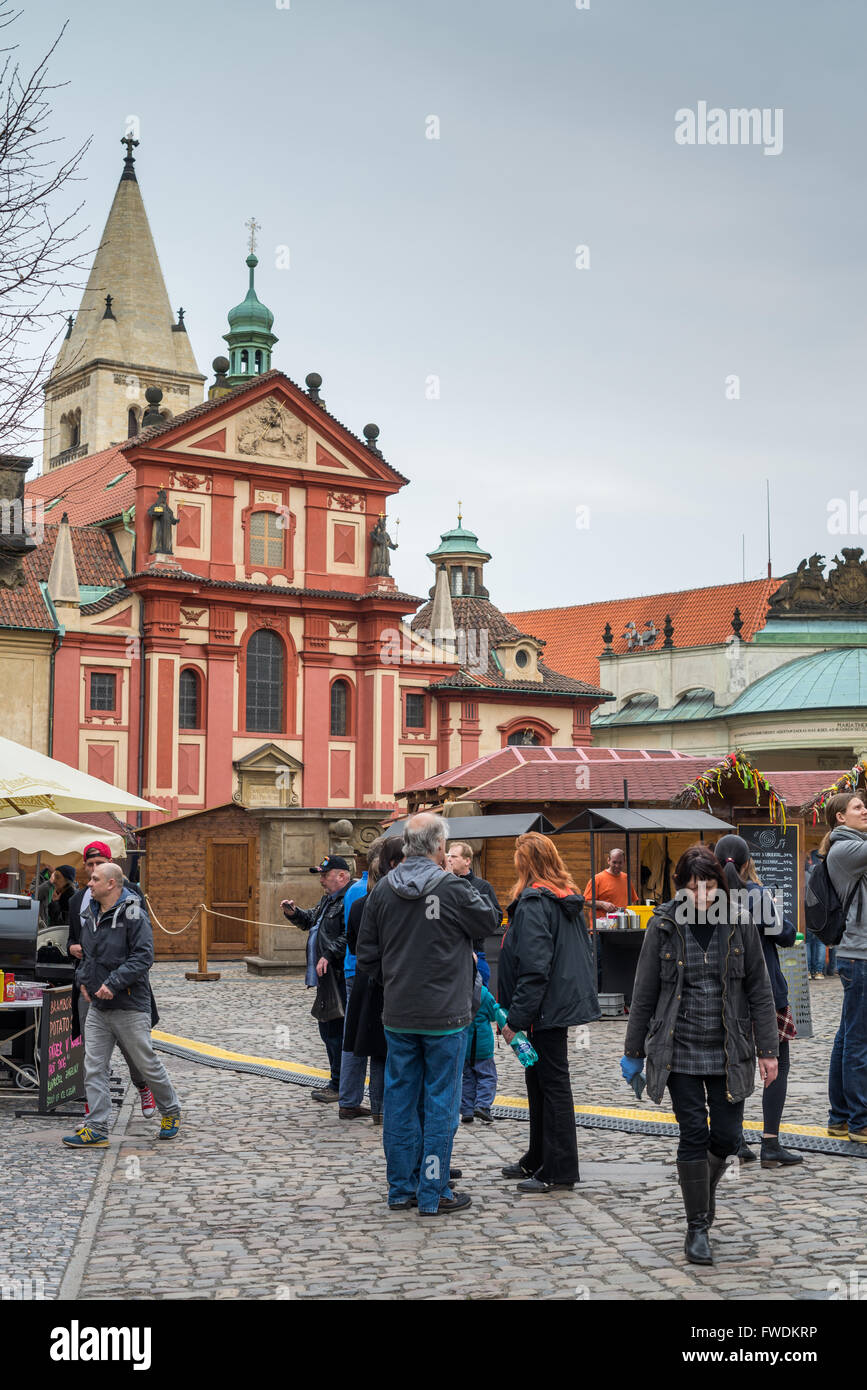 Prague easter tree eggs hi-res stock photography and images - Alamy