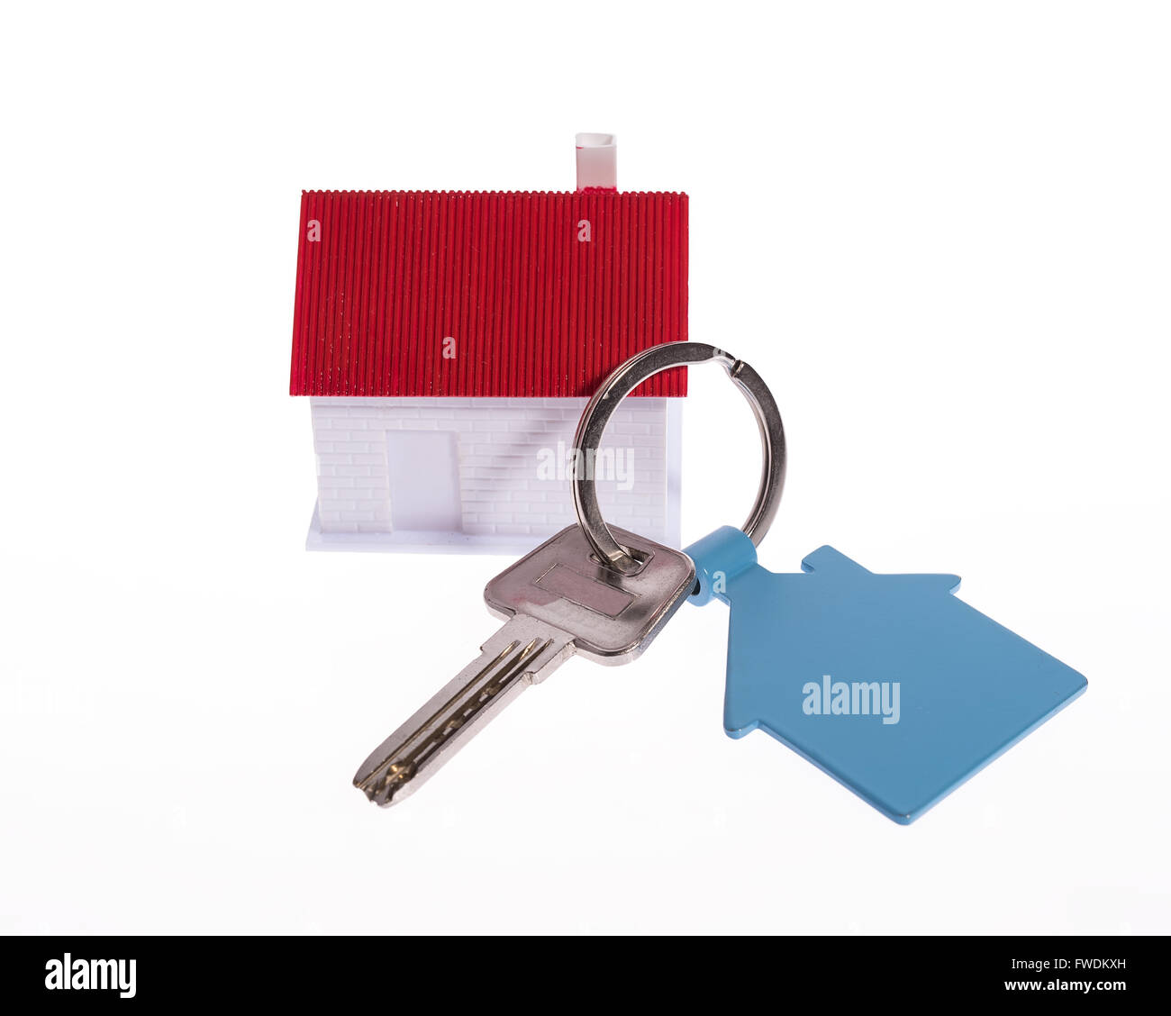 house key isolated on white Stock Photo - Alamy