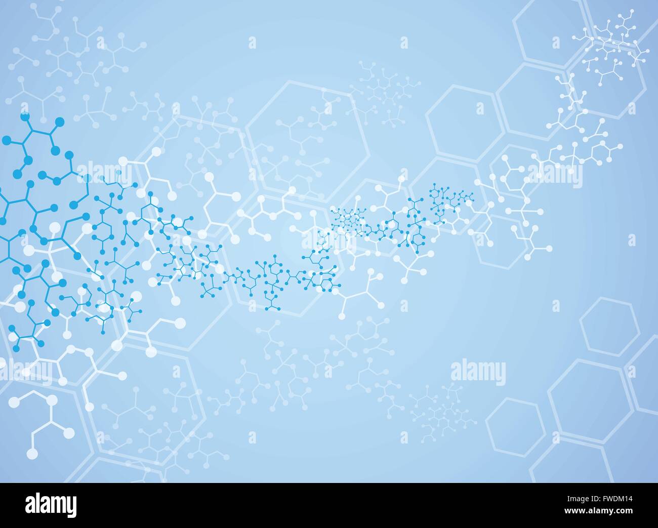 Abstract molecules medical background Stock Vector Image & Art - Alamy