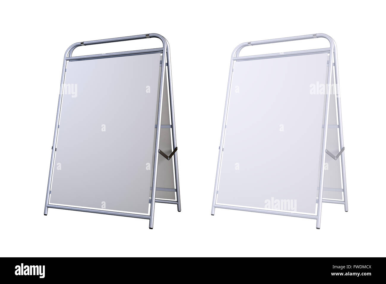 Small blank stands Stock Photo - Alamy