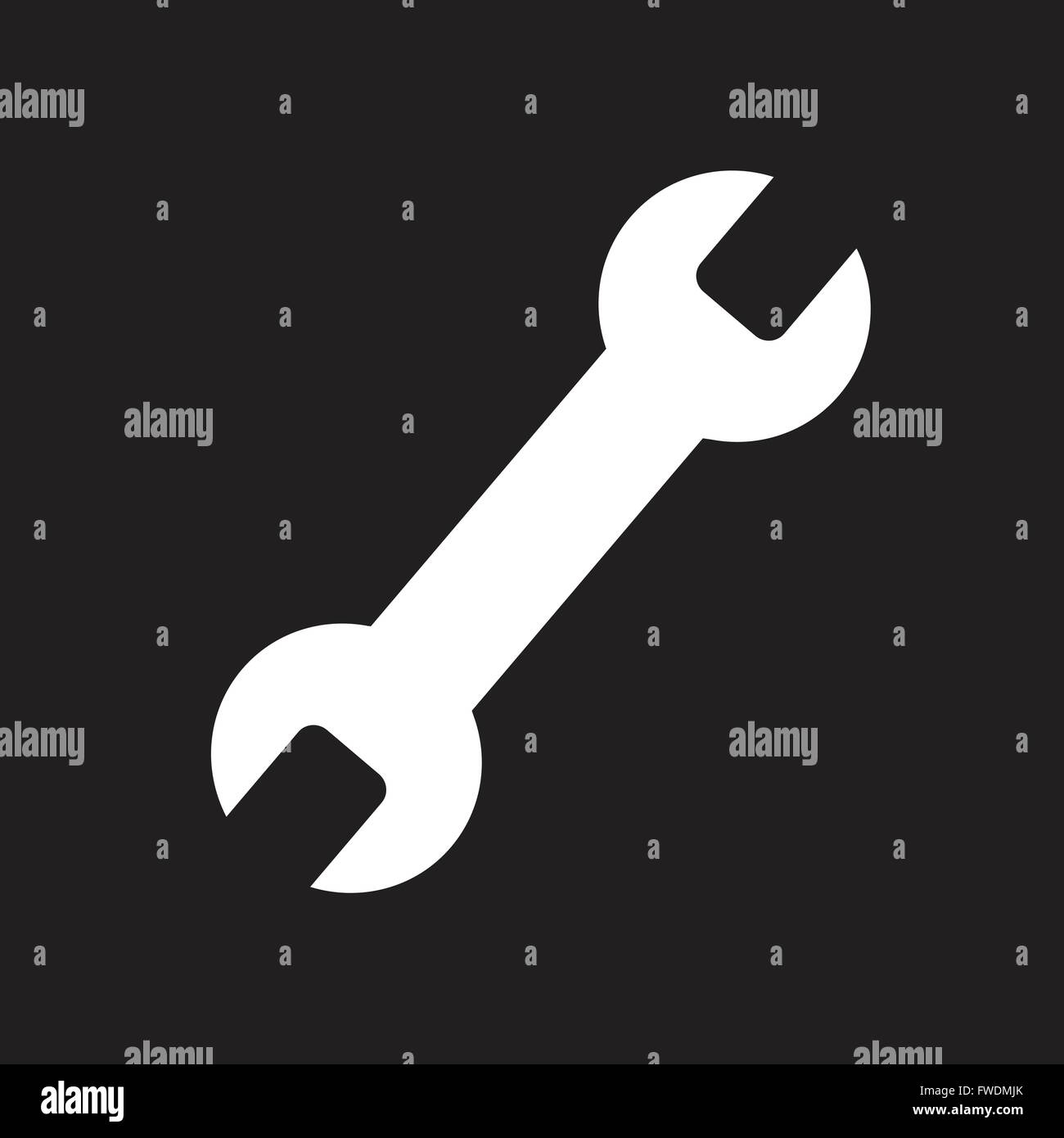 wrench tool icon Stock Vector Image & Art - Alamy