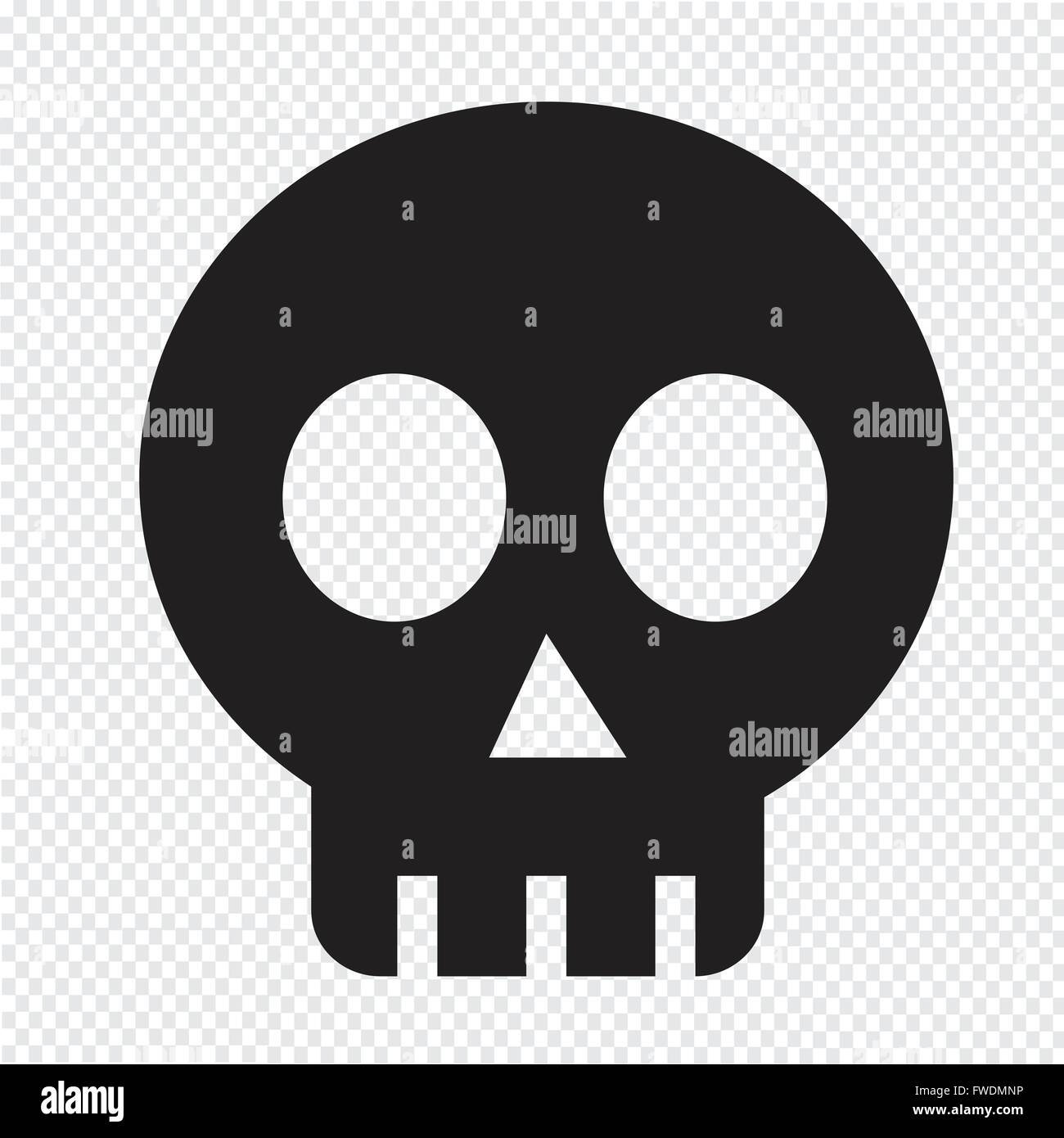 skull bone icon Stock Vector Image & Art - Alamy