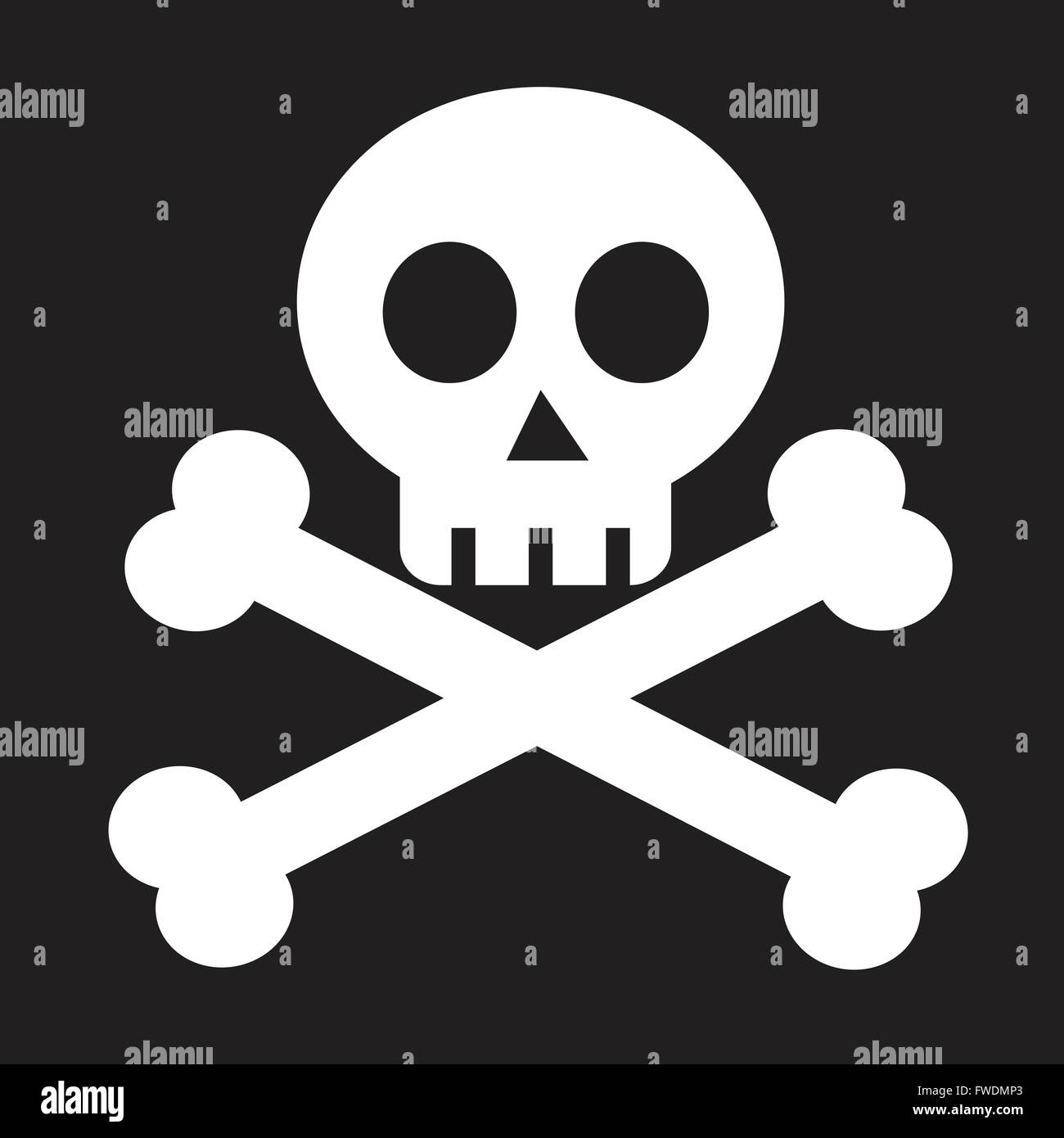 skull bone icon Stock Vector Image & Art - Alamy