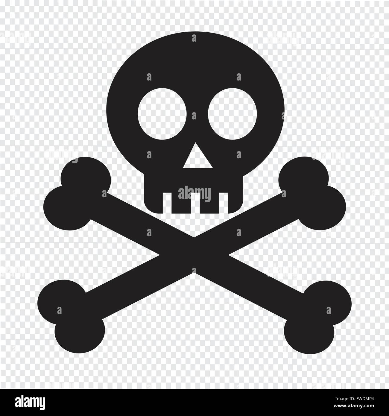 skull bone icon Stock Vector Image & Art - Alamy