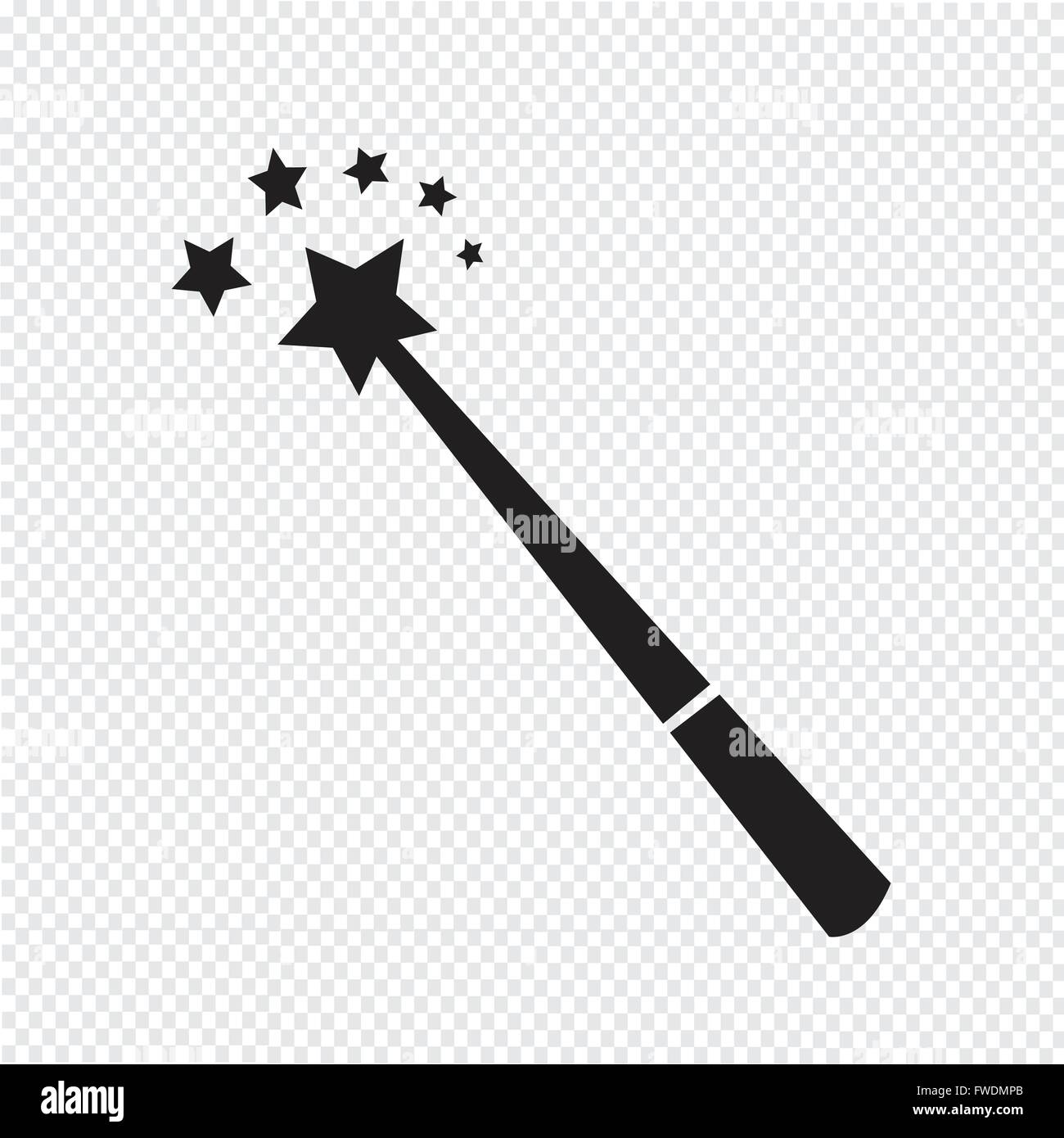 Magic Wand Icon Stock Vector Image & Art - Alamy