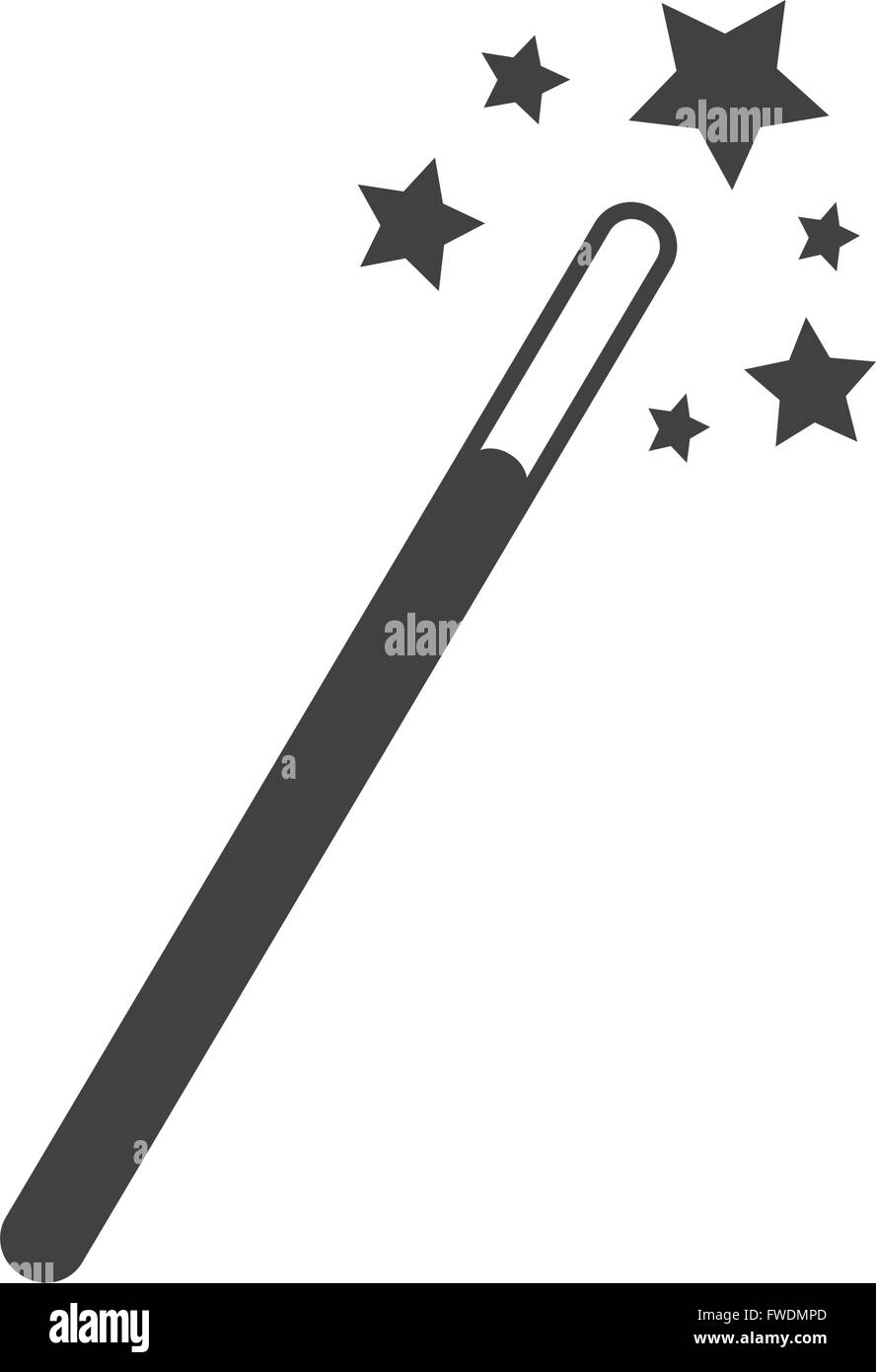 Magic Wand Icon Stock Vector Image & Art - Alamy