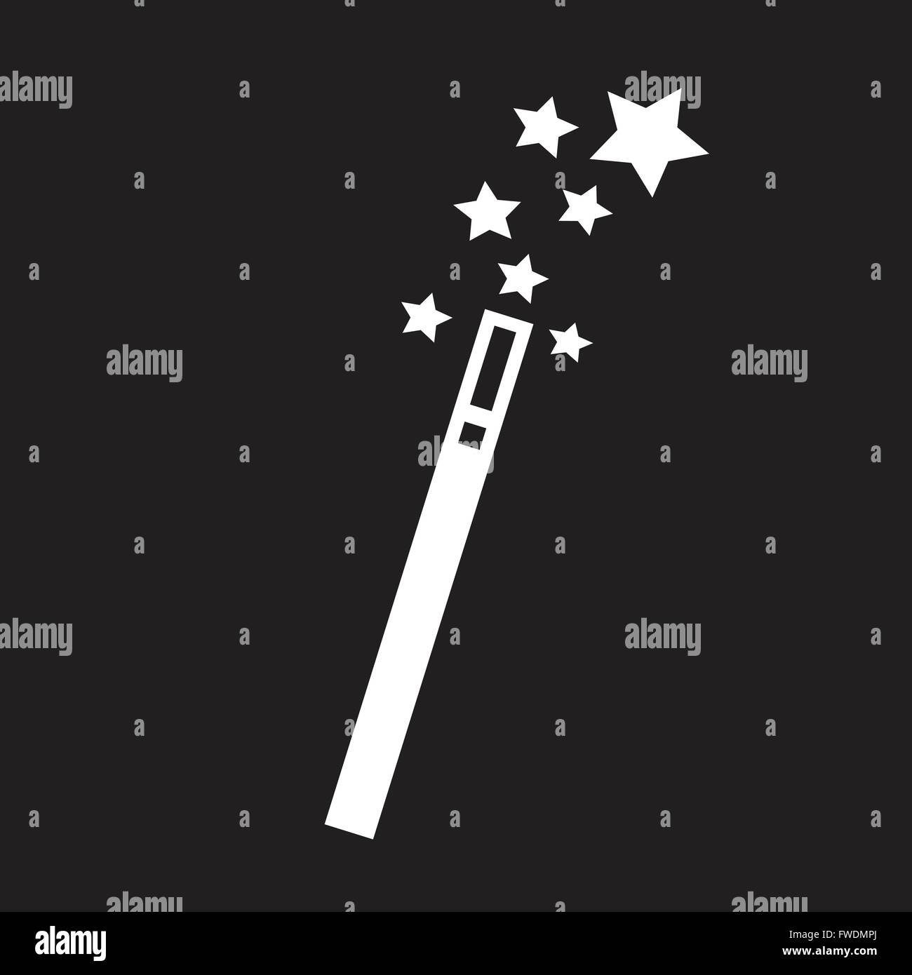 Magic Wand Icon Stock Vector Image & Art - Alamy