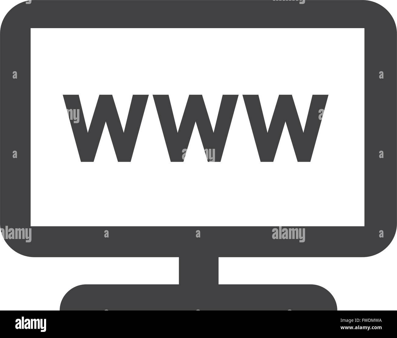 Web TV icon Stock Vector Image & Art - Alamy