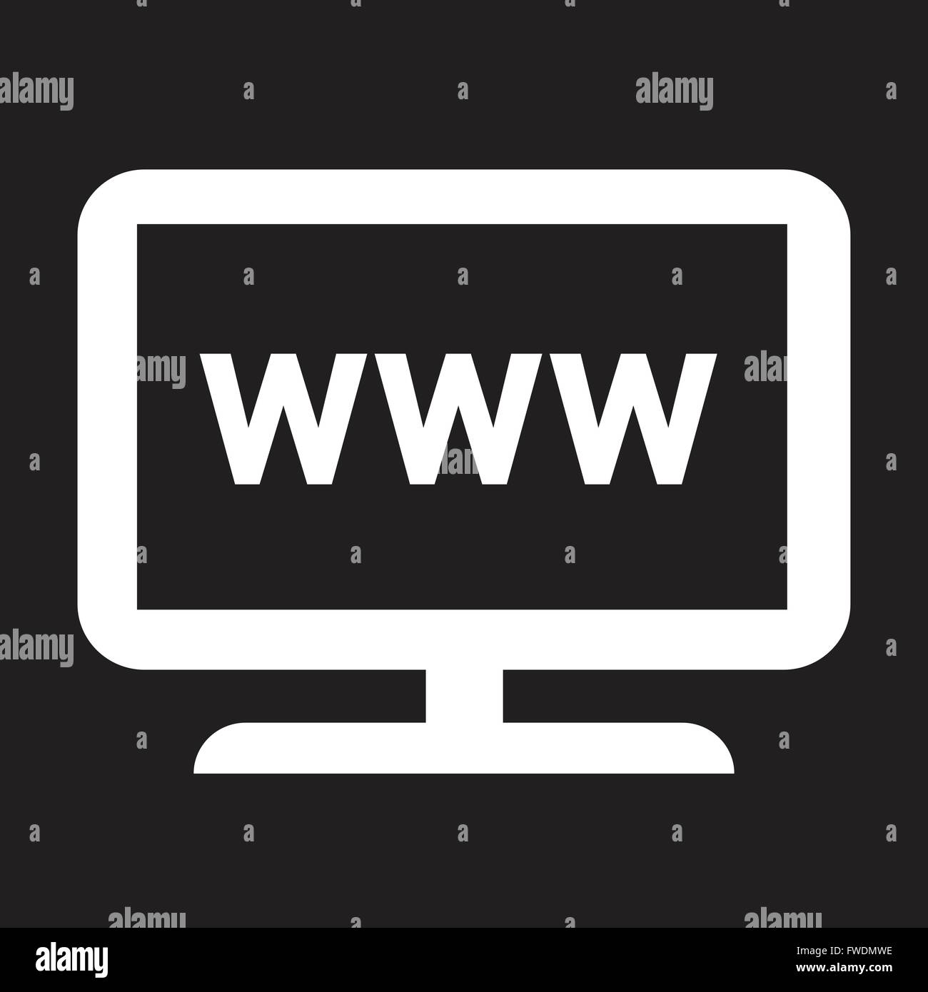 Web TV icon Stock Vector Image & Art - Alamy
