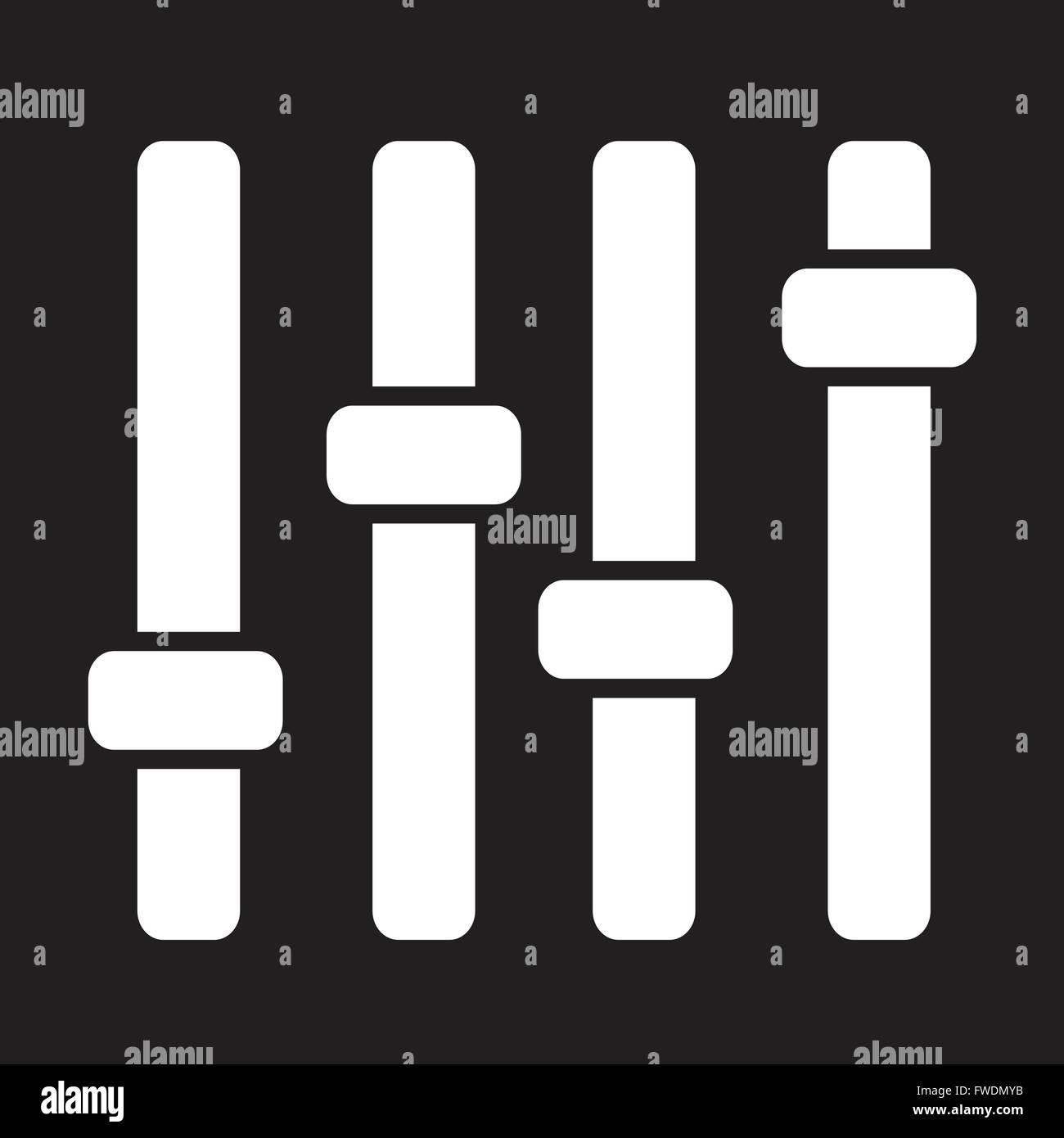 control panel icon Stock Vector Image & Art - Alamy