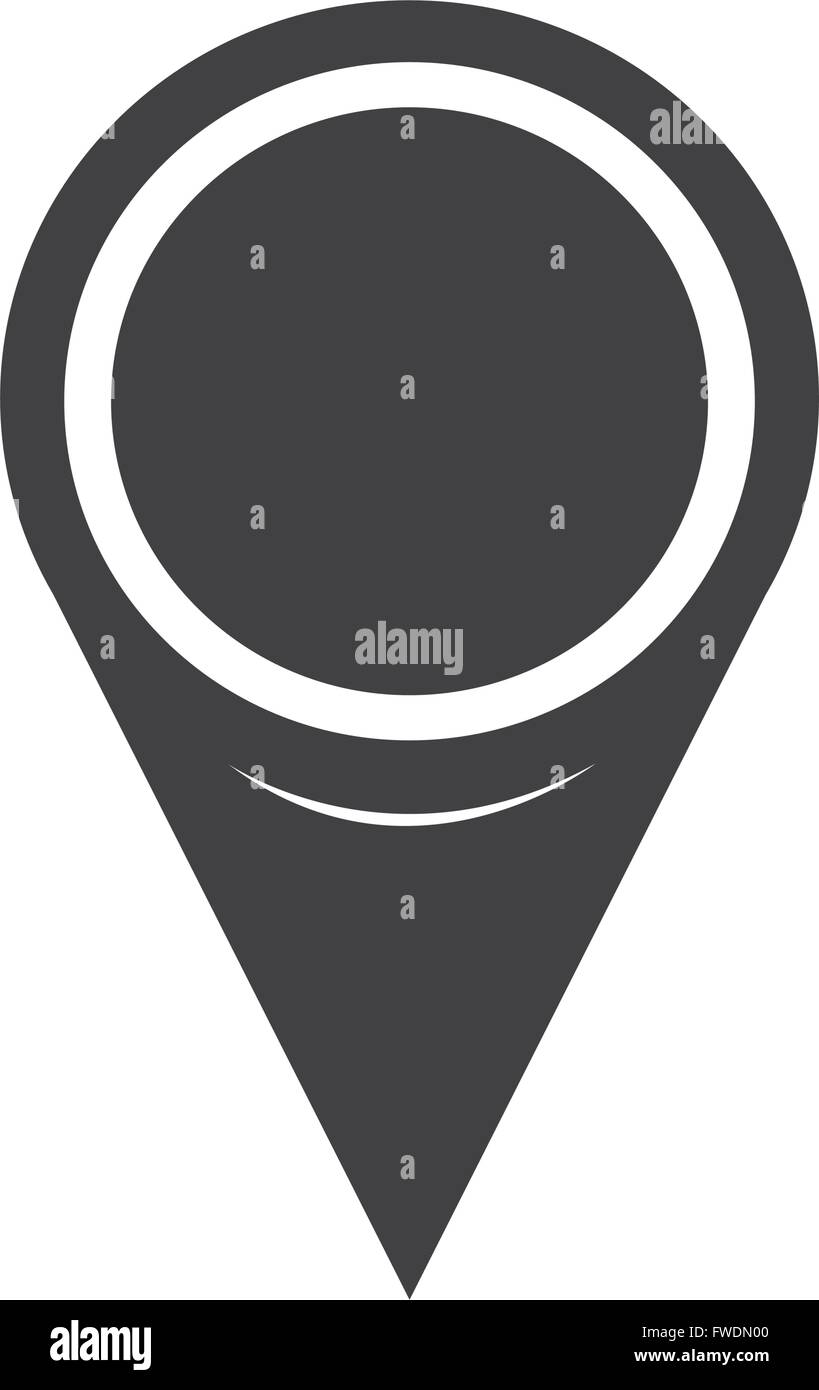 Map pointer icon Stock Vector Image & Art - Alamy