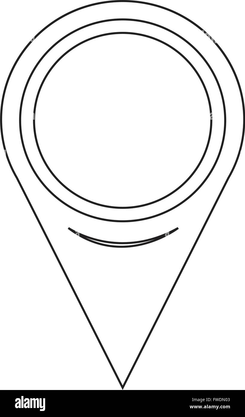 Map pointer icon Stock Vector Image & Art - Alamy