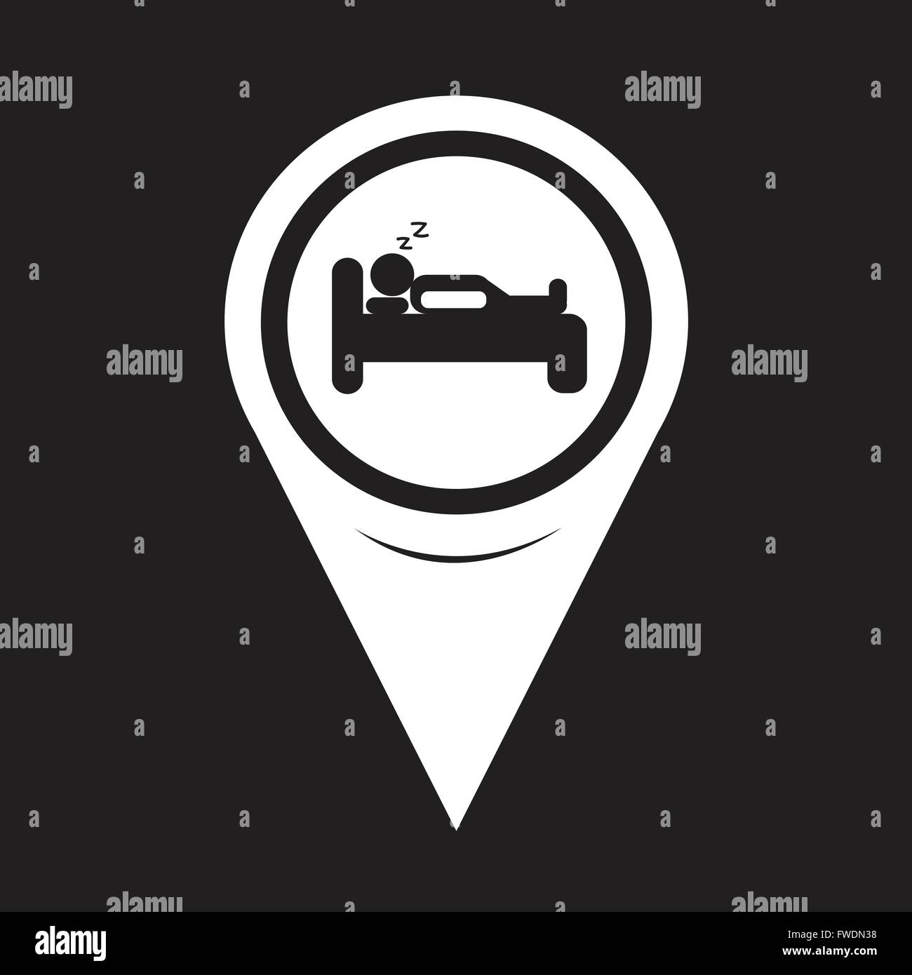 Hotel room motel map Stock Vector Images - Alamy