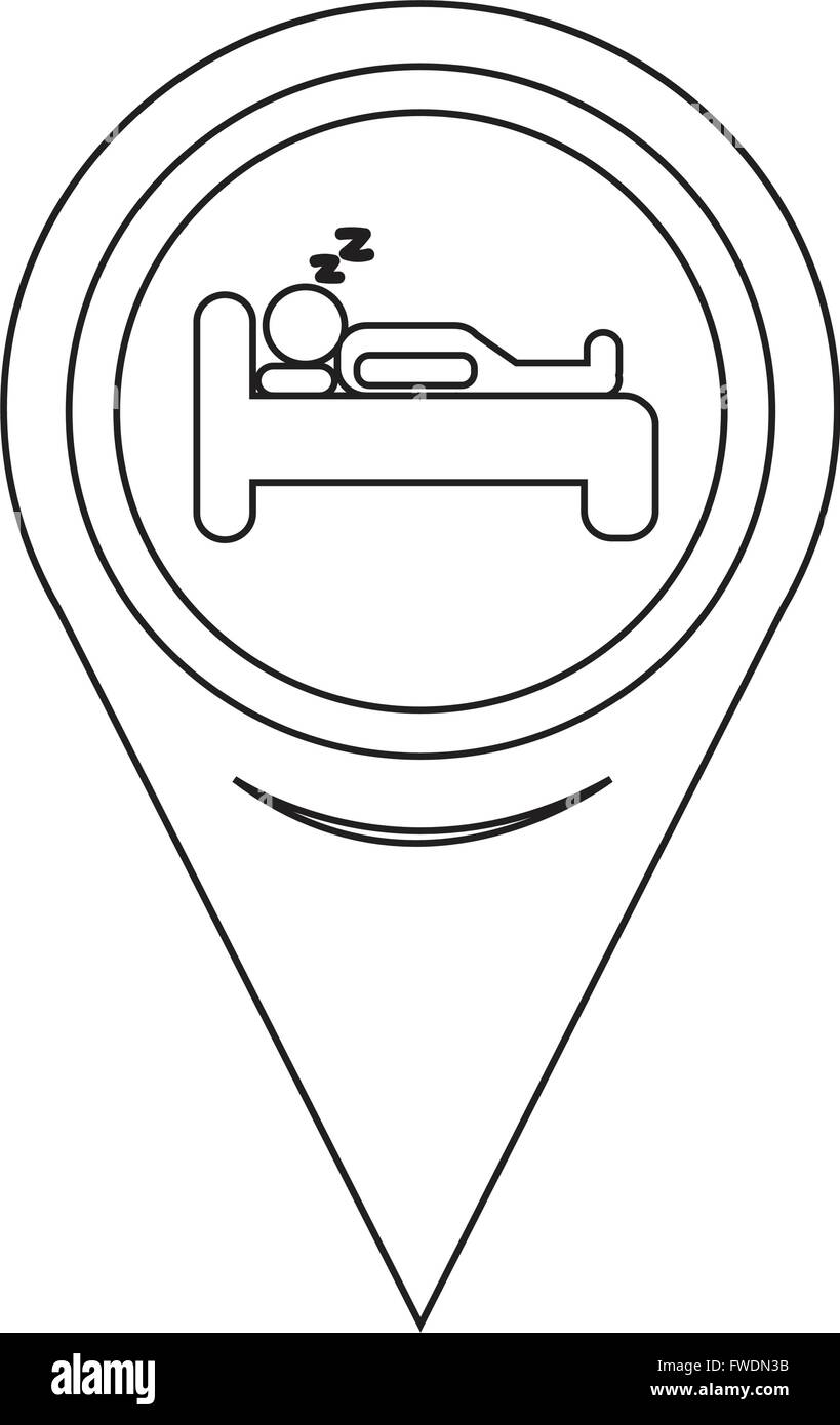 Hotel room motel map Stock Vector Images - Alamy