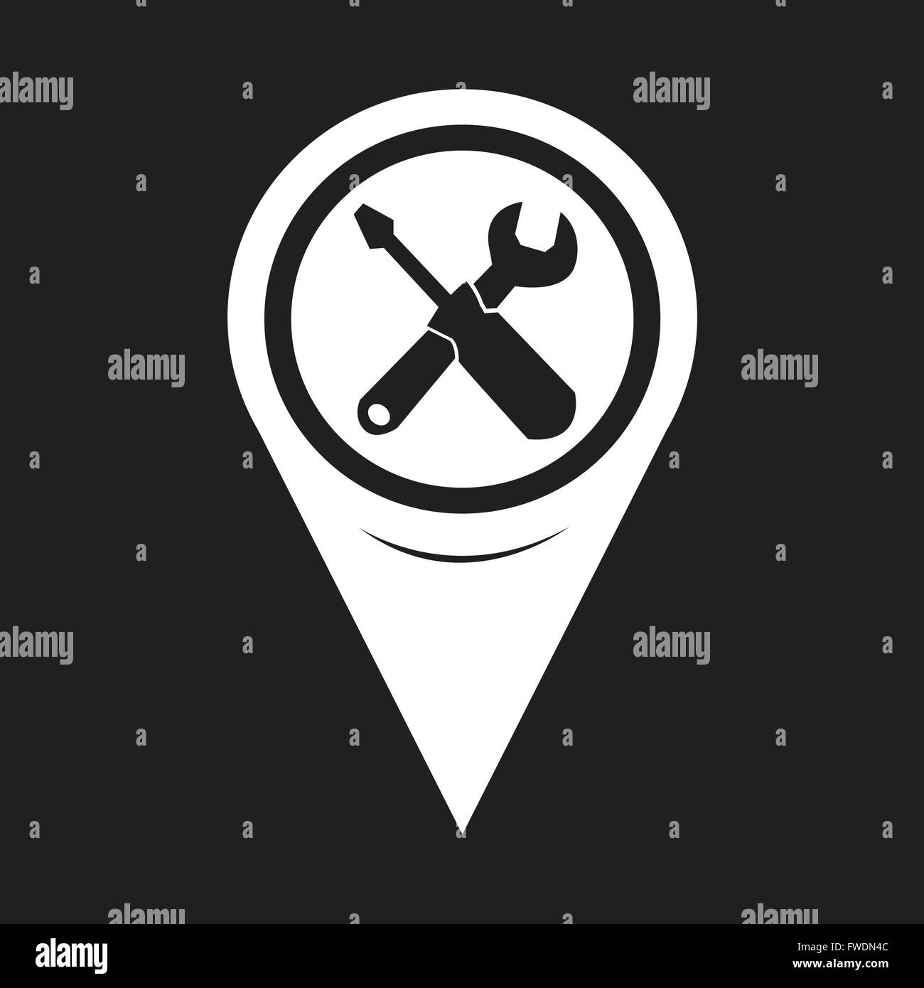 Map Pointer Tool Icon Stock Vector Image & Art - Alamy