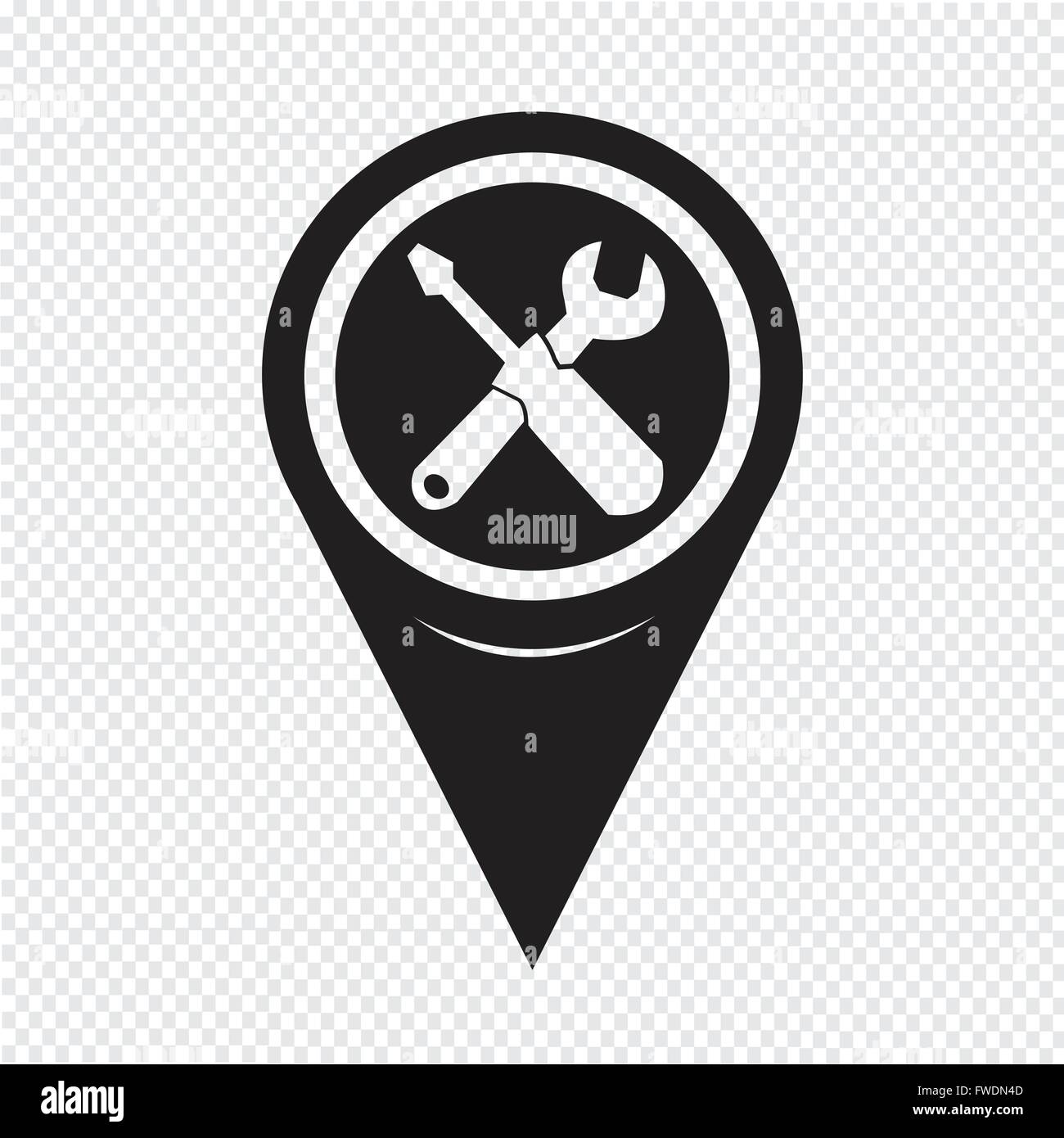 Map Pointer Tool Icon Stock Vector Image & Art - Alamy