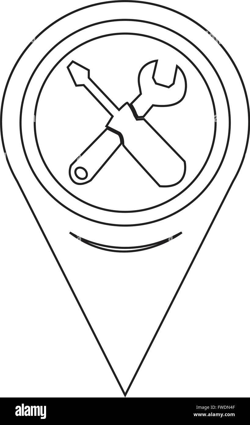 Map Pointer Tool Icon Stock Vector Image & Art - Alamy