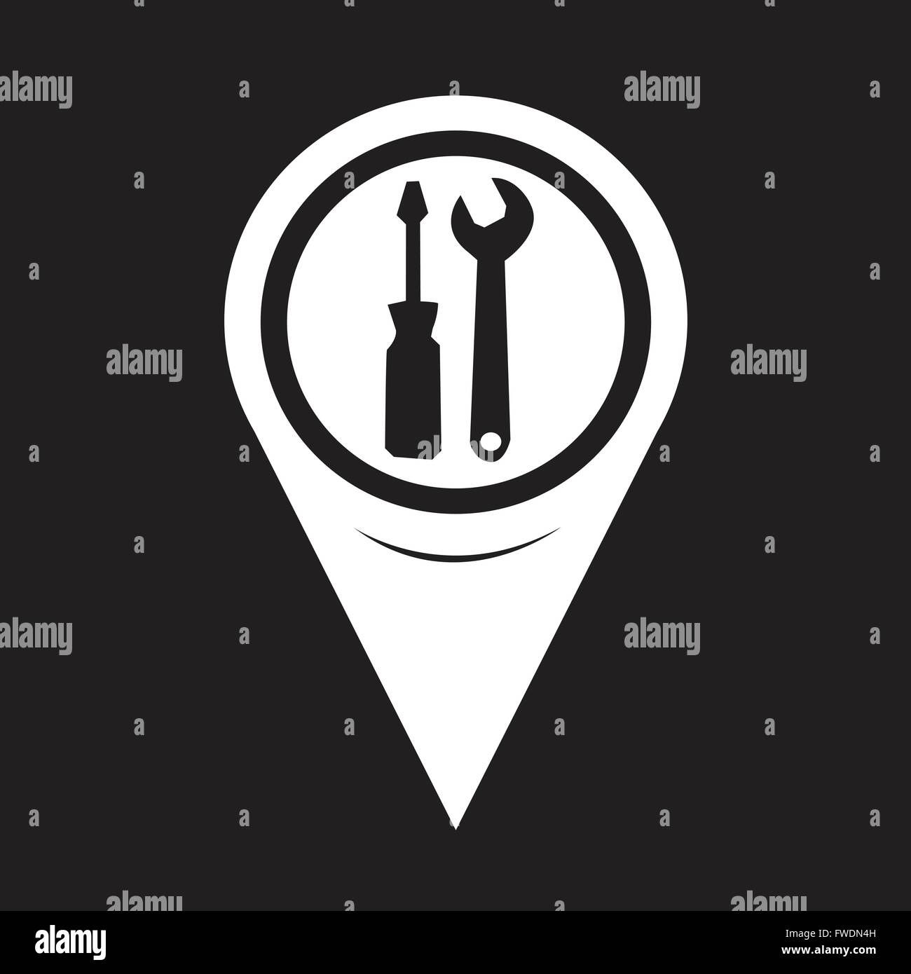 Map Pointer Tool Icon Stock Vector Image & Art - Alamy