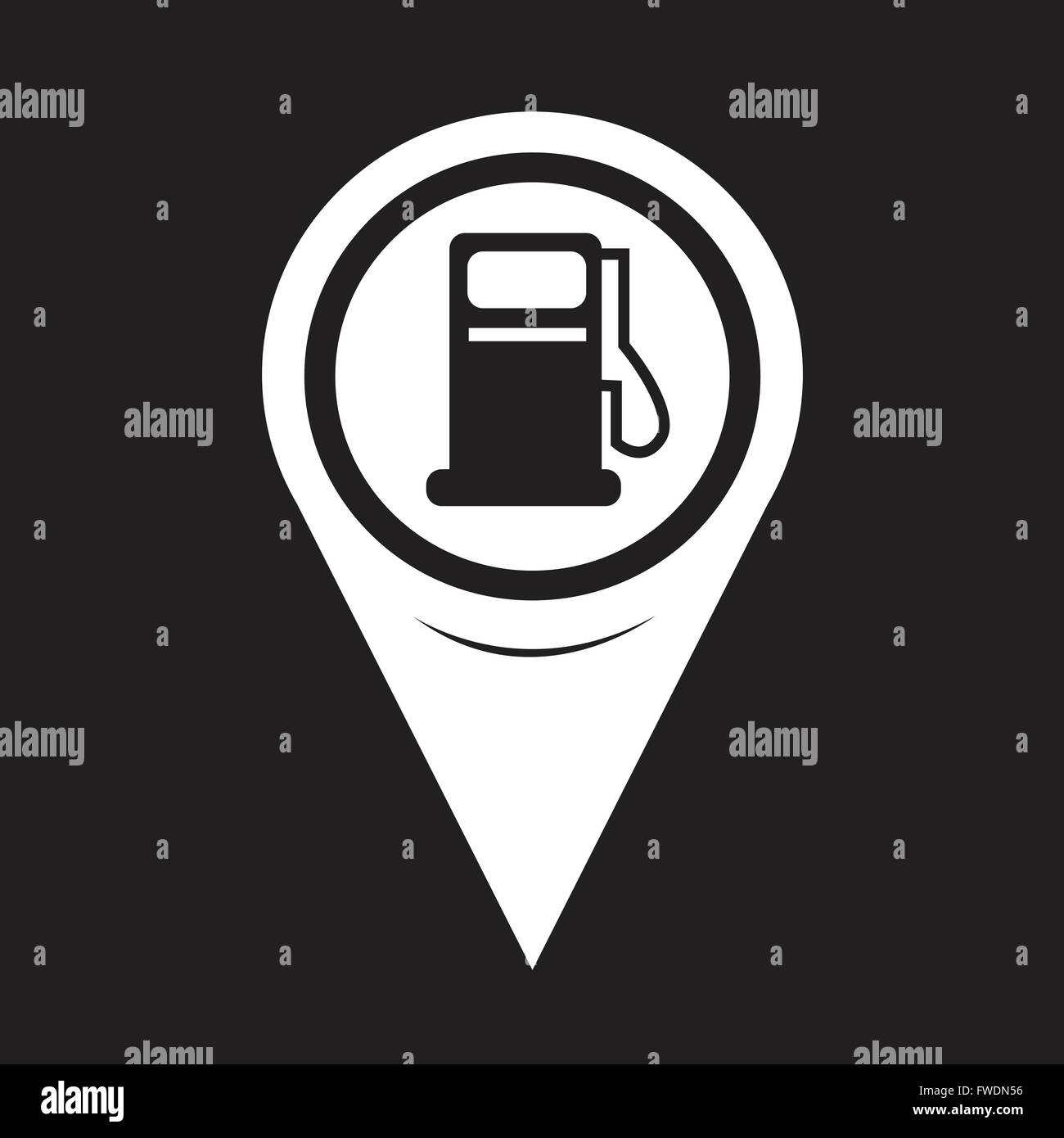 Map pointer gas pump icon Stock Vector Images - Alamy