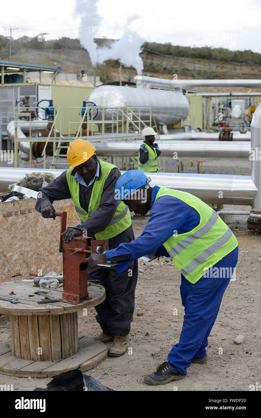 Olkaria geothermal power plant hi-res stock photography and images - Alamy