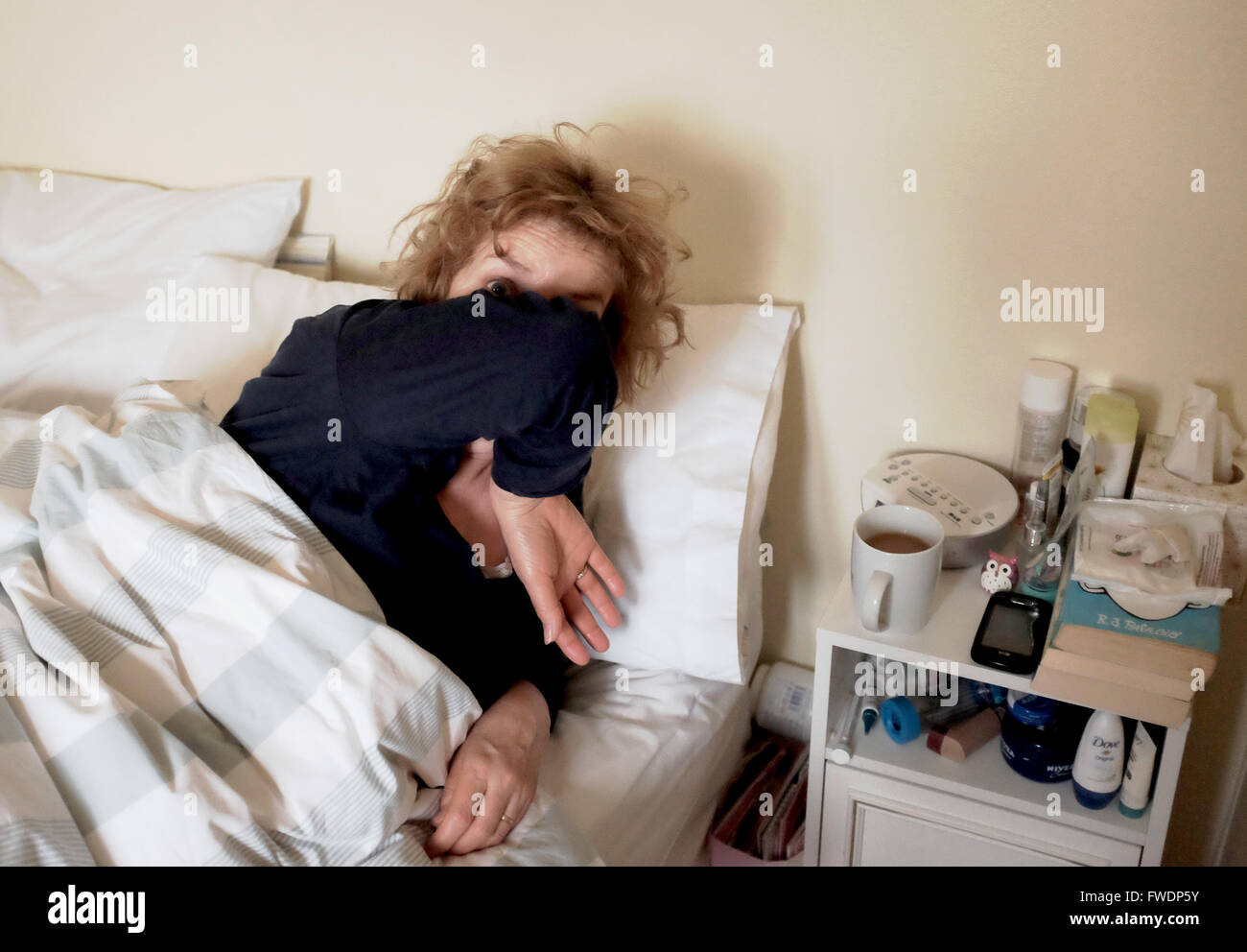 Disheveled woman hi-res stock photography and images - Alamy