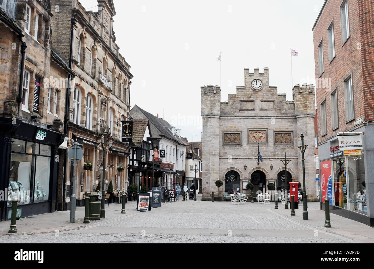 Horsham West Sussex England UK - Historic market town centre Stock ...