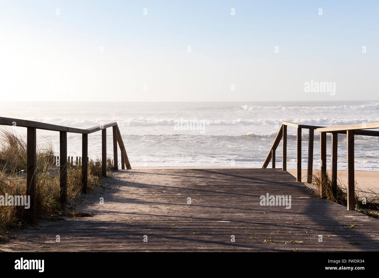 Sidewalk to the beach Stock Photo - Alamy