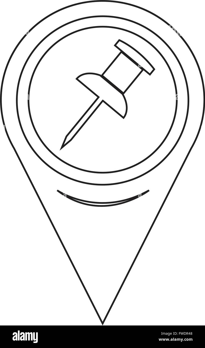 Map Pointer icon Stock Vector Image & Art - Alamy