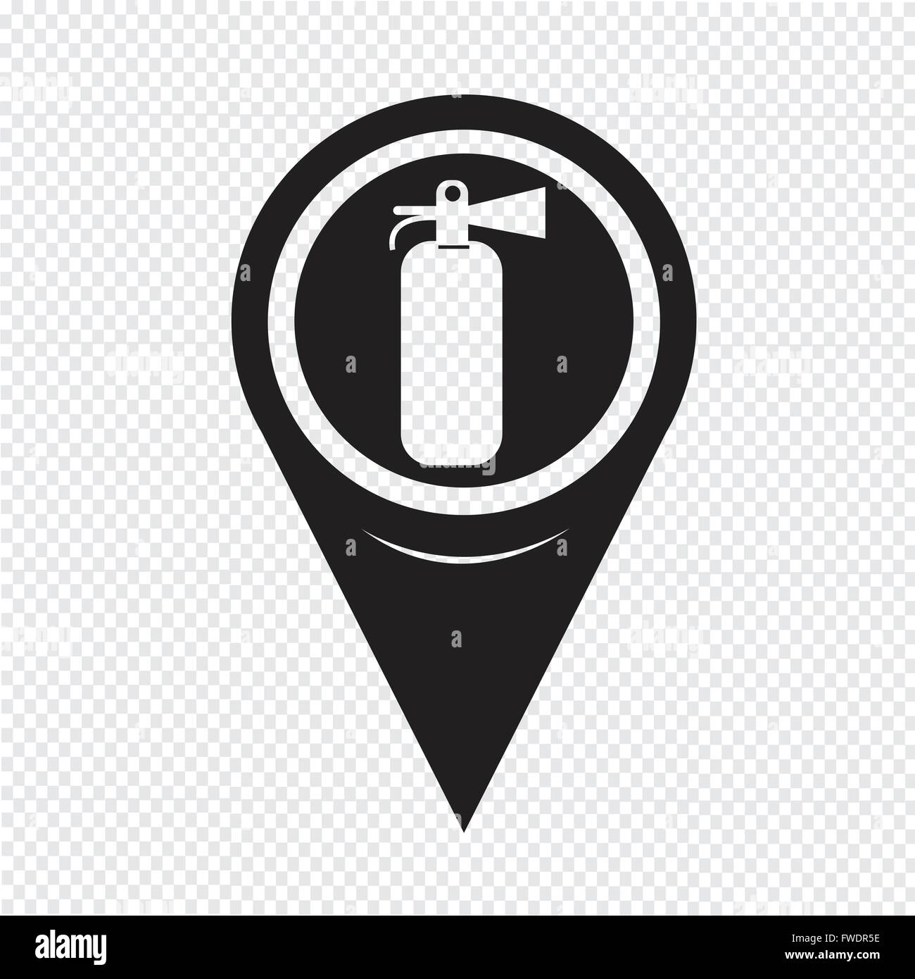 Fire Extinguisher Map Symbol