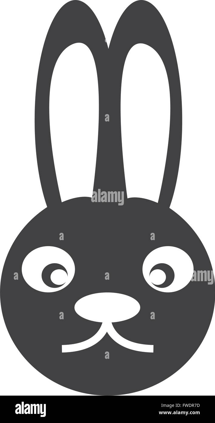 bunny rabbit icon Stock Vector Image & Art - Alamy