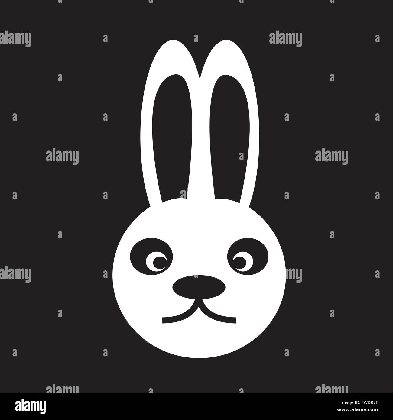 bunny rabbit icon Stock Vector Image & Art - Alamy