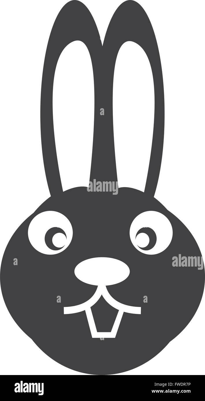 bunny rabbit icon Stock Vector Image & Art - Alamy