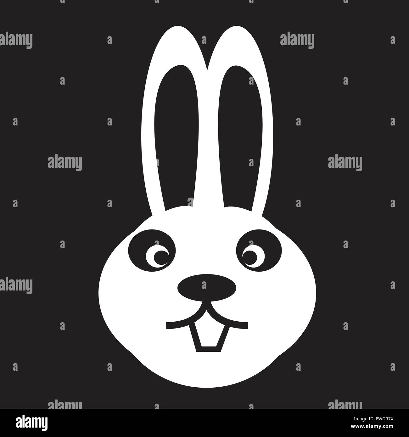 bunny rabbit icon Stock Vector Image & Art - Alamy